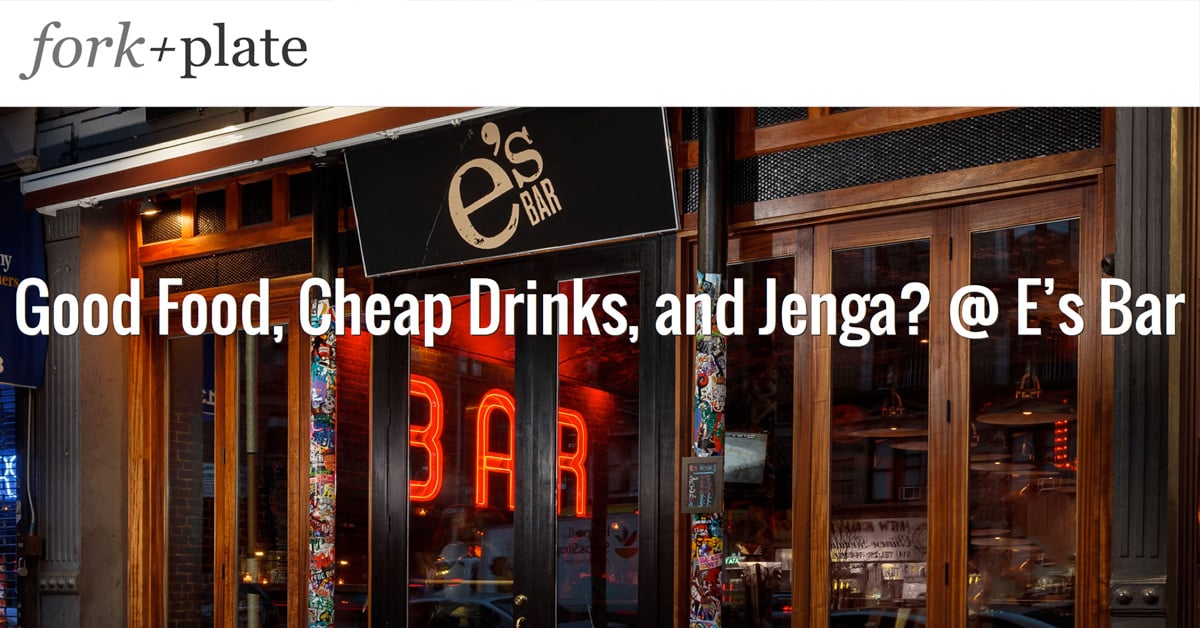 In the Press - e's BAR